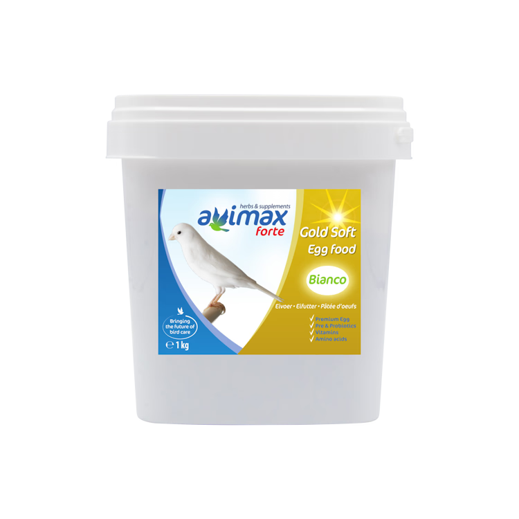 AviMax Forte Gold Soft Bianco 5kg – Birdshop Eindhoven